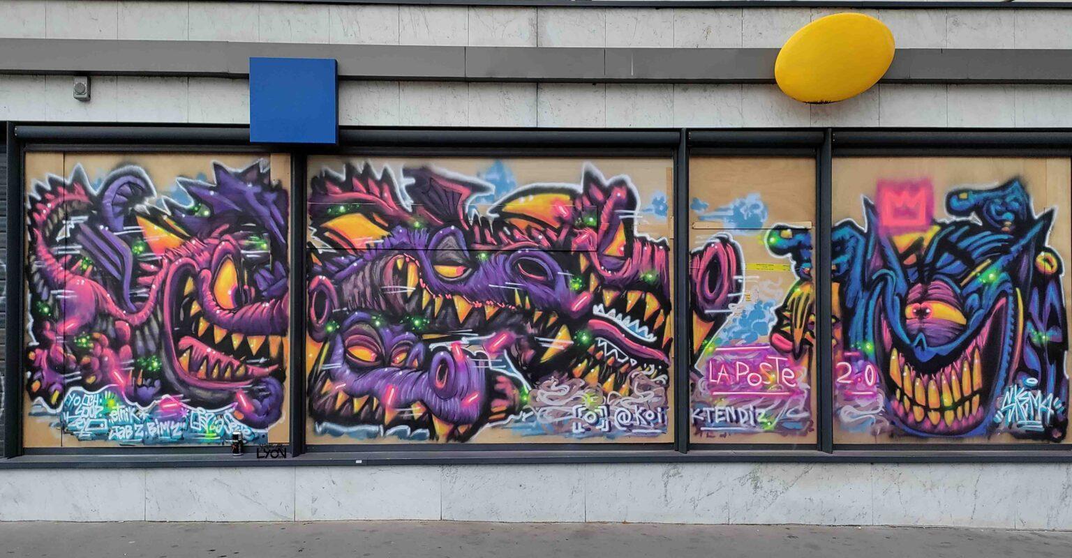 KoikTendiz, rue Boussange, Lyon 4e - STREET-ART-LYON